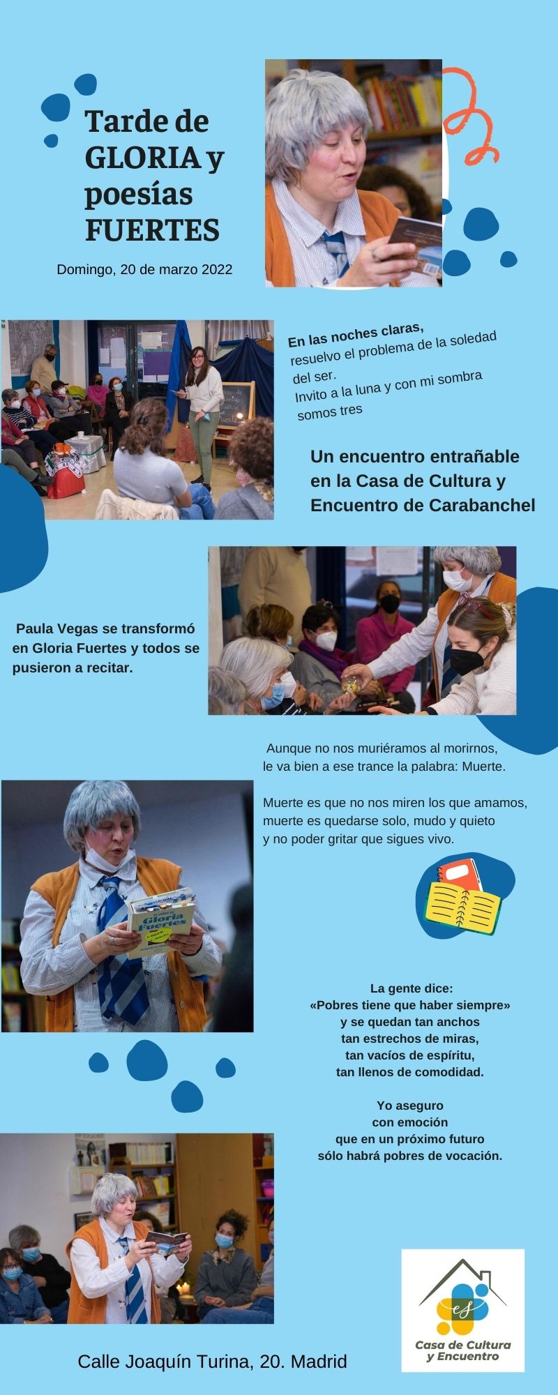 resena-acto-gloria-fuertes - Encuentro y solidaridad